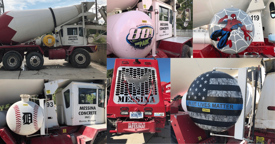 Ready Mix Concrete: Mixer Truck Paint Jobs